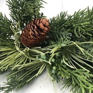 Threshold | Holiday | Threshold Swag Spruce Garland With Green Berries ...